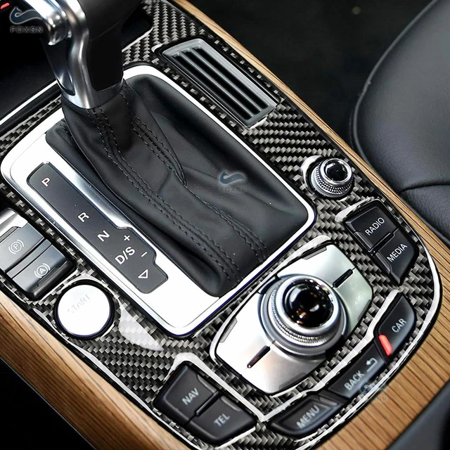RHD CARBON FIBRE Console Gear Shift Panel Sticker Cover for Audi A4L A5 Q5 09-16 £20.15 ...