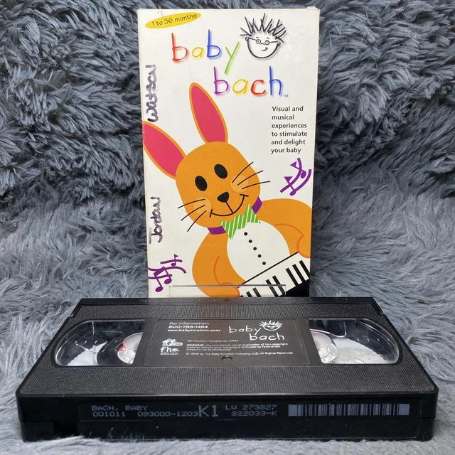 BABY EINSTEIN BABY Bach VHS Video Tape Infant Learning 1 To 36 Months ...