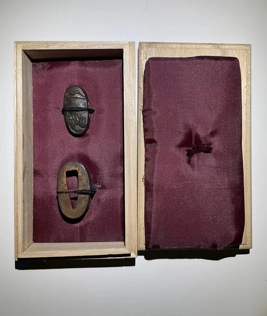 JAPON FUCHI-KASHIRA PÉRIODE Edo (1604-1868). Japanese Sword Fuchi ...