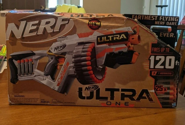 NERF ULTRA ONE Motorized Blaster Gun Toy 25 Foam Darts Bullets NEW EUR ...