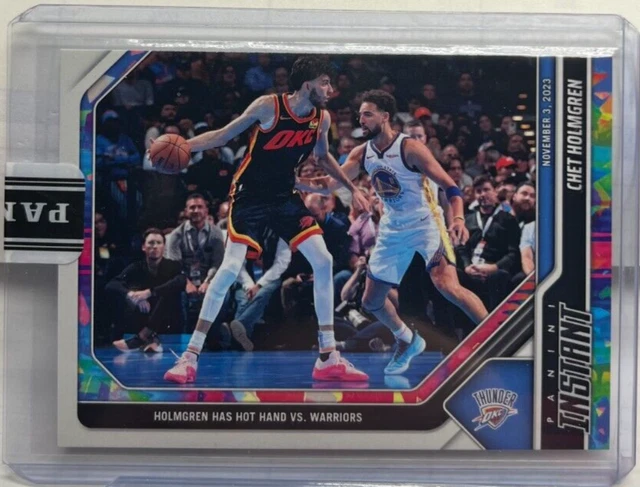 CHET HOLMGREN 11/3/2023-24 Panini Instantanée NBA #42 - Versicolor #' D 2/5 - EUR 131,88 ...