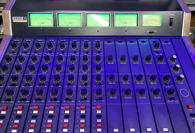 TEAC TASCAM SERIES Model 5A Rare Audio Mixer 8 Ch Vintage 1975 Working ...