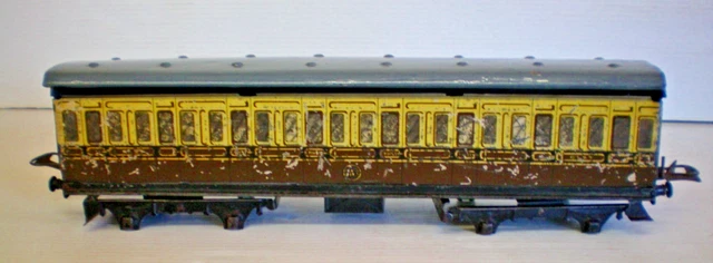 1930S HORNBY O GAUGE NO2 GWR 1st & 3rd TINPLATE COACH SPARES / REPAIR £ ...
