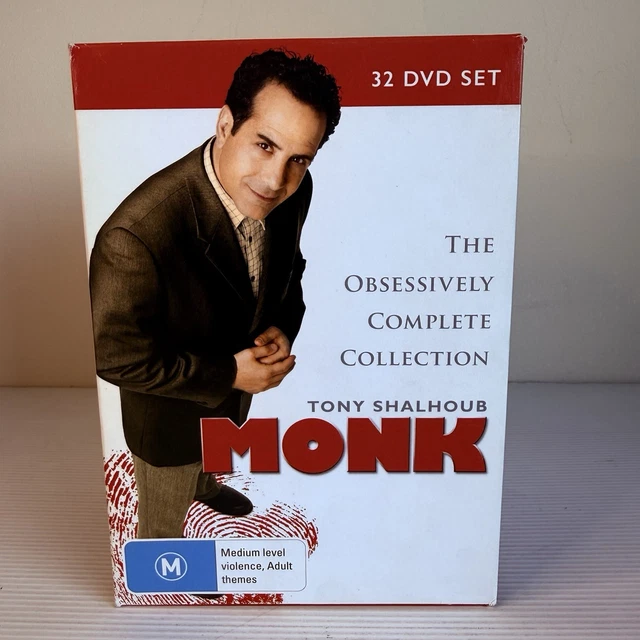 MONK OBSESSIVELY COMPLETE Collection Season 1-8 1 2 3 4 5 6 7 8Reg 4 ...