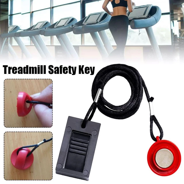 TREADMILL EMERGENCY STOP Switch Cable Clamp Lock Magnet Accessory £2.60 ...