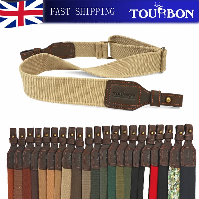 TOURBON CANVAS RIFLE Sling Shotgun Strap Range Randomly Color Hunting ...