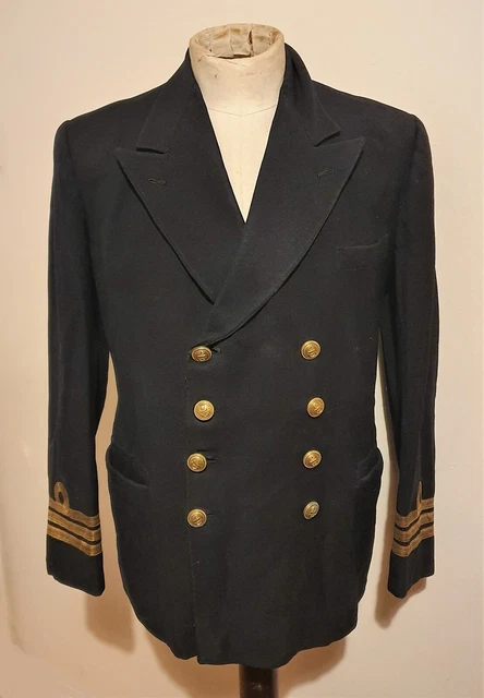 ORIGINAL WW2 BRITISH Royal Navy Officer Commander Jacket £84.99 ...