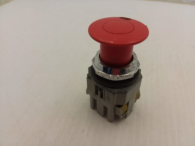 INTERRUPTEUR D'ARRÊT D'URGENCE Push/Pull Idec Ayd302N-R Rouge EUR 32,98 ...