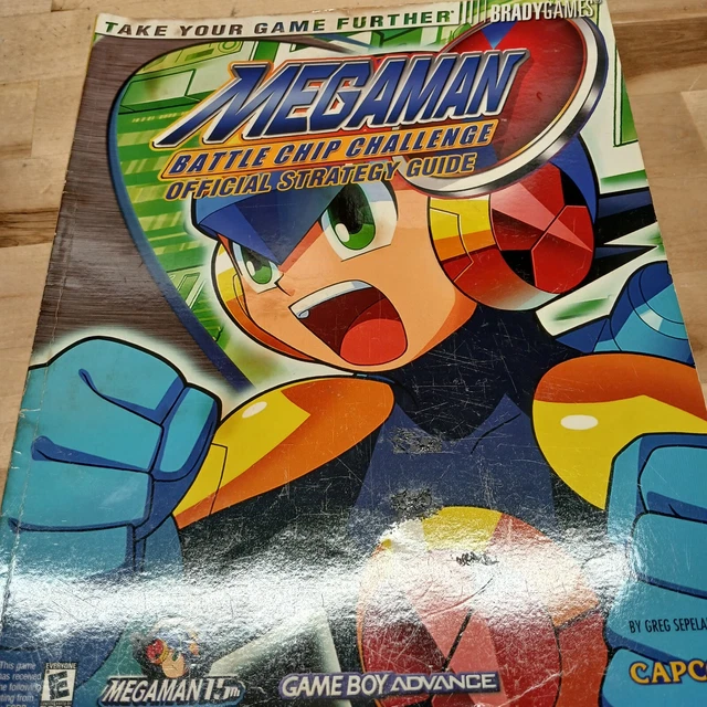 MEGA MAN BATTLE Chip Challenge GBA Gameboy Strategy Guide Capcom ...