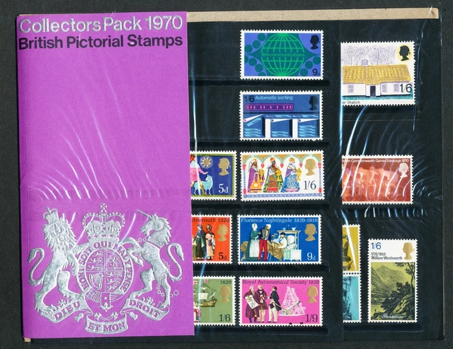 ROYAL MAIL COLLECTORS PACK 1970 British Pictorial Stamps NO 20 £10.95 ...