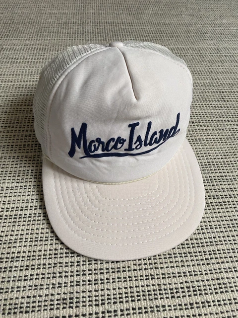 VINTAGE LATE 80S/EARLY 90s Marco Island Tourist Trucker Cap £4.99 ...