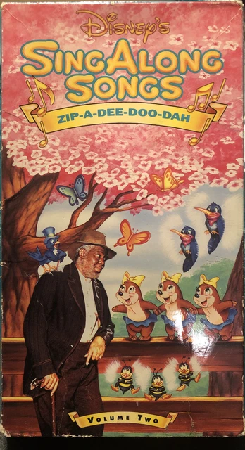 DISNEY’S SING ALONG Songs Zip-A-Dee-Doo-Dah Volume Two Vintage VHS ...