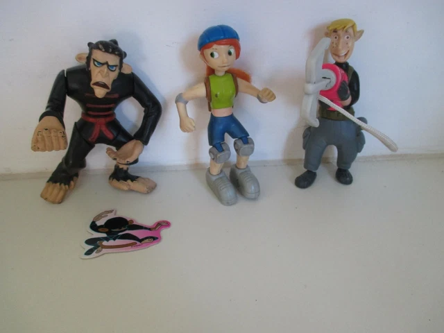 DISNEY'S KIM POSSIBLE 2003 McDonalds Toys: Ron Stoppable, Monkey Fist ...