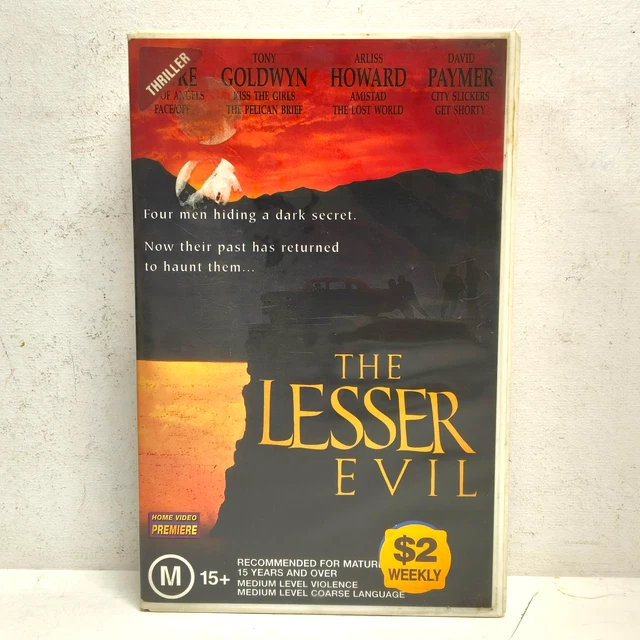 THE LESSER EVIL - Big Box Ex Rental - VHS Tape £15.25 - PicClick UK