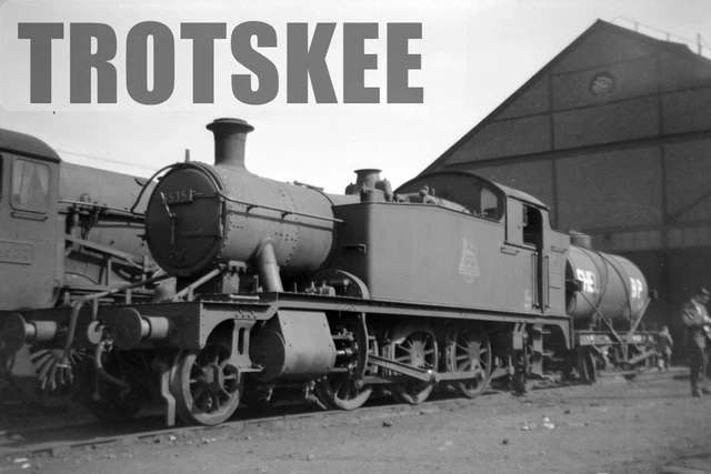 LARGER NEGATIVE BR British Railways Steam Loco Class 4575 5535 1952 ...