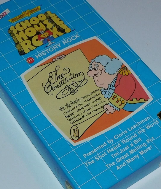 SCHOOL HOUSE ROCK, VHS tape, History Rock, 1987 ABC Kidavision ...