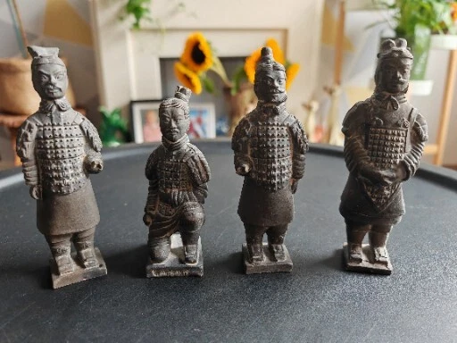 TERRACOTTA WARRIOR QIN Dynasty Soldier Replica Chinese Figurine Soldier ...