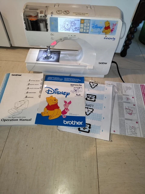 BROTHER INNOV-ÍS 500D Disney Embroidery Pooh Collection * Bobbin Winder ...