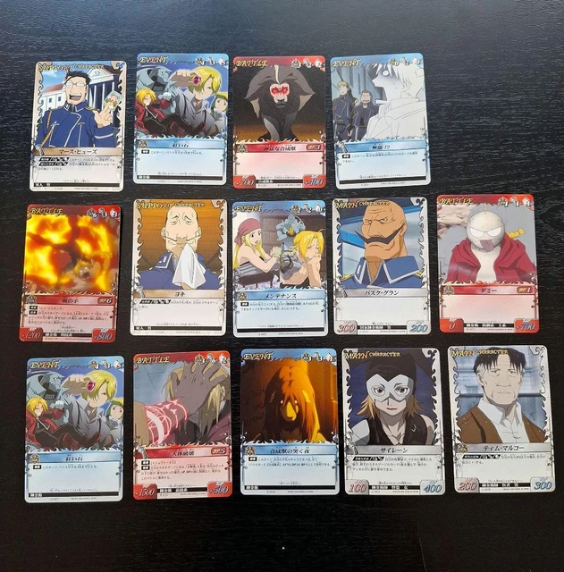 FULLMETAL ALCHEMIST 2003 Card Battle 14 carte oggetti anime dal ...