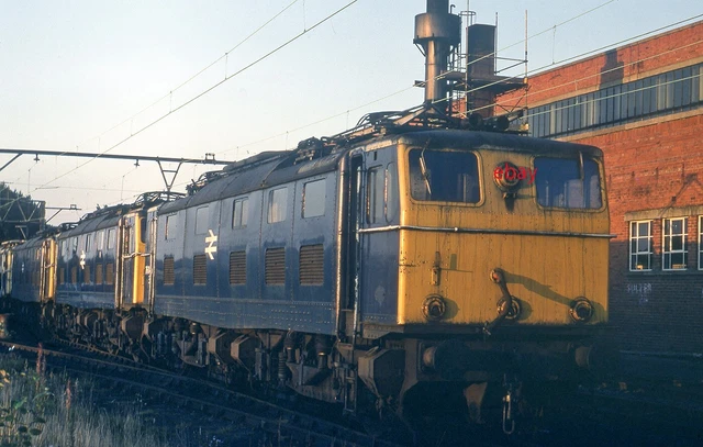 ORIGINAL 35MM SLIDE BR Class 76 no.76047 at Reddish depot +rights for ...