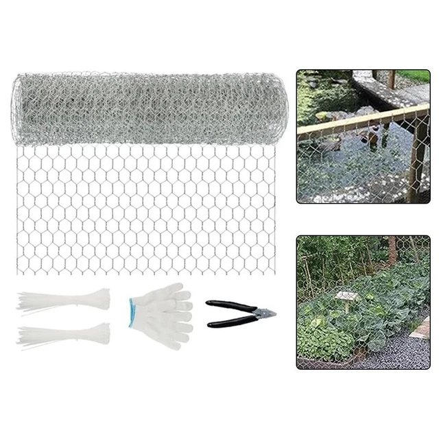 ROULEAU DE TREILLIS m??tallique hexagonal de jardin adapt?? aux projets de jardi EUR 61,72 ...