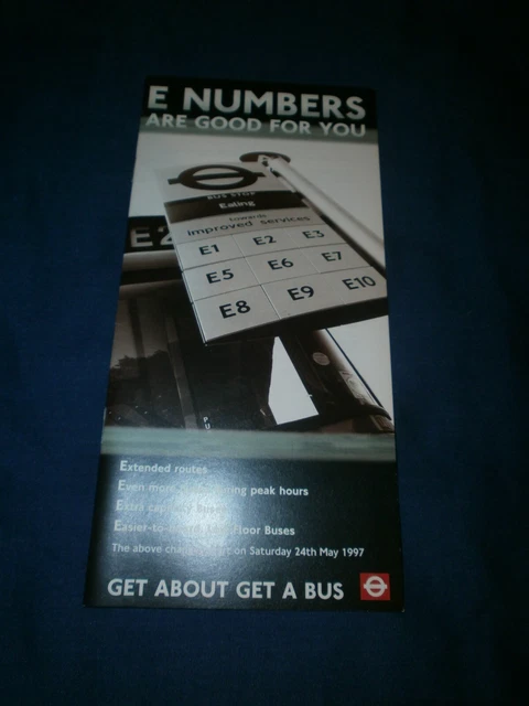 LONDON TRANSPORT BUS Timetable Book-E Routes Ealing Area 1997 £1.99 ...