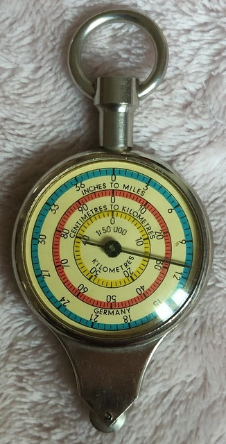 VINTAGE GERMAN OPSIMETER Map Measure Scale Look Odometer £15.00 ...