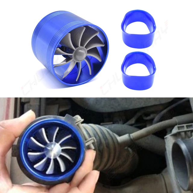 CAR SUPERCHARGER TURBINE Turbo Charger Air Filter Intake Fan Fuel Gas ...
