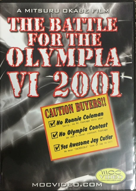 BATTLE FOR THE OLYMPIA 2001 DVD MR Olympia Jay Cuter Craig Titus Kevin ...