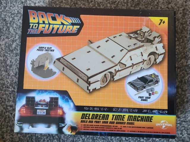 BACK TO THE Future Delorean Time Machine Car Foamboard Model Kit EUR 11 ...