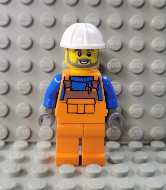 LEGO CITY CONSTRUCTION Worker Minifigure with Hard Hat £2.96 - PicClick UK