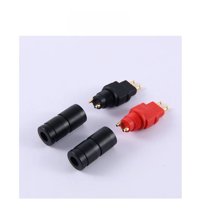GOLD PLATED HEADPHONE Connector Pin with Aluminum Shell for HD580 HD600 ...