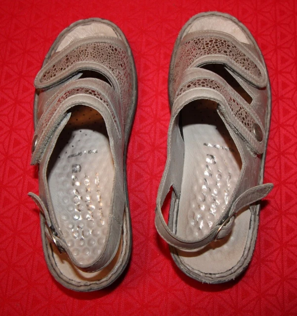 CHAUSSURES STUPPY REFLEXOR Pieds Sensibles Semelle Amovible Cuir T 39 ...