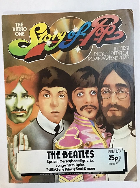 STORY OF POP Magazine Part 10 1973 The Beatles Epstein Merseybeat Gene ...