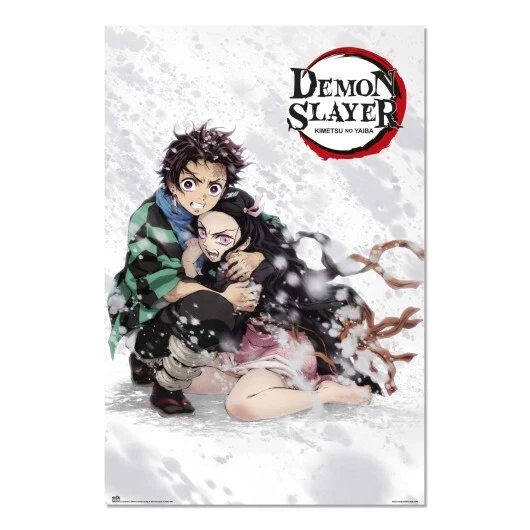 POSTER DEMON SLAYER - Snow - Tanjiro & Nezuko (Anime) 61x91,5cm NEU ...