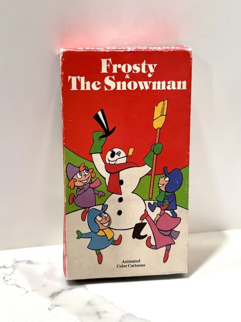 FROSTY & THE Snowman VHS (1990) Front Row Video Animated Christmas ...