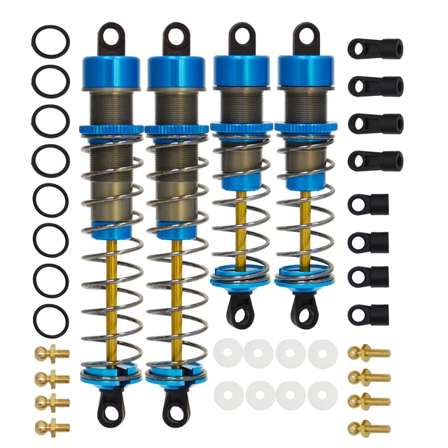 ALUMINIUM OIL FRONT/REAR Damper Shocks Absorber for Tamiya DT-03 DT-02 ...