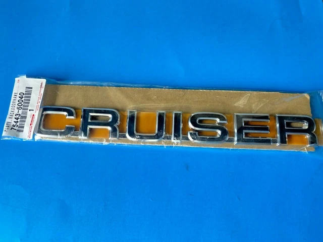 GENUINE TOYOTA LAND Cruiser (1998-2002) Trunk Lid Emblem 75443-60040 £ ...