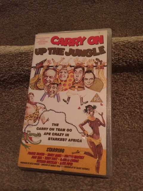CARRY ON UP The Jungle Frankie Howard Sidney James Charles Hawtrey PAL ...