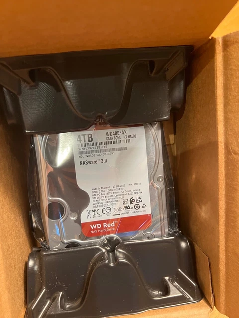 WESTERN DIGITAL RED 4TB NAS Hard Drive 3.5" WD40EFAX $64.00 - PicClick