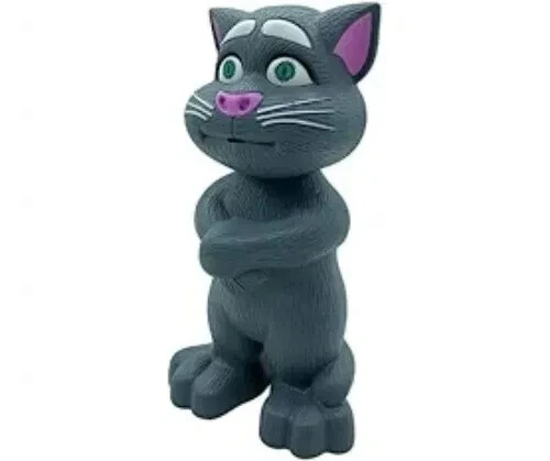 TALKING TOM CAT Talk back Sounds Fun Interactive Toy For Kids £14.99 ...