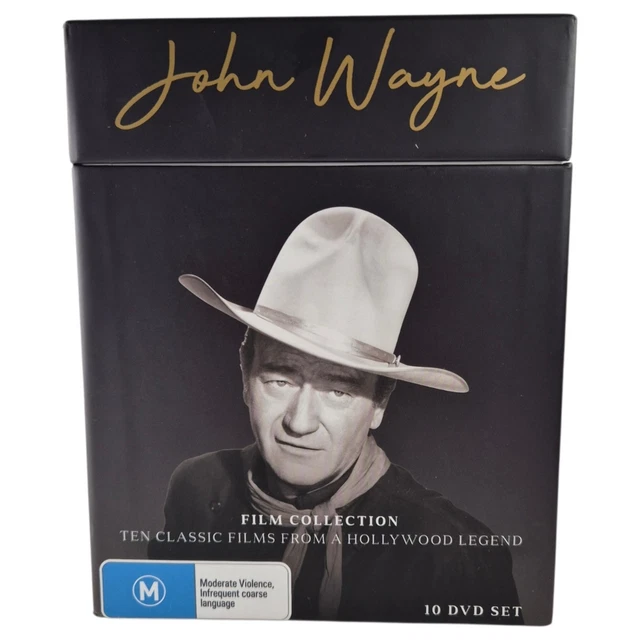 JOHN WAYNE FILM Collection (10 Disc DVD Box Set) - Region 4 - VGC $43. ...