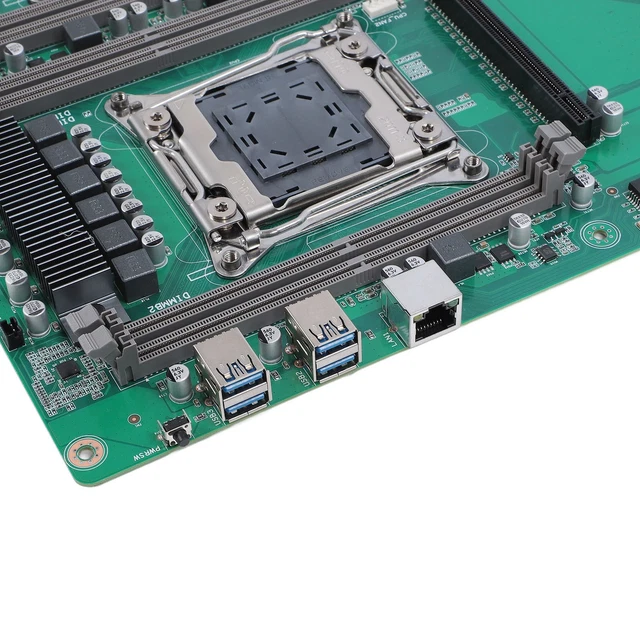 DUAL SOCKET MOTHERBOARD DDR4 LGA2011 3 V3 V4 Processors PCIe3.0x16 ...