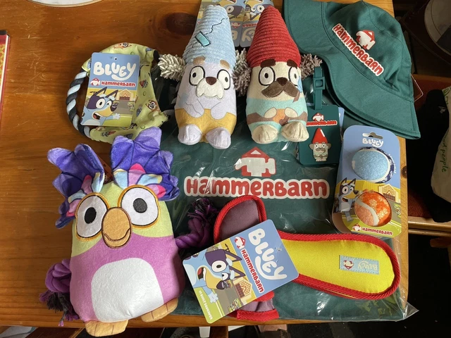 BLUEY HAMMERBARN BUNNINGS Complete Dog Toy Collection, Tote Bag, Bag ...