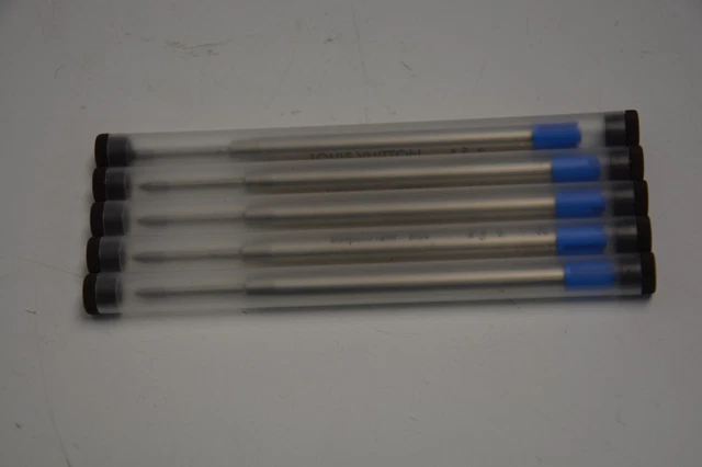 LOT OF 5 x Louis Vuitton Ball Point Pen Refills - N79393 **NEW** £14.99 ...