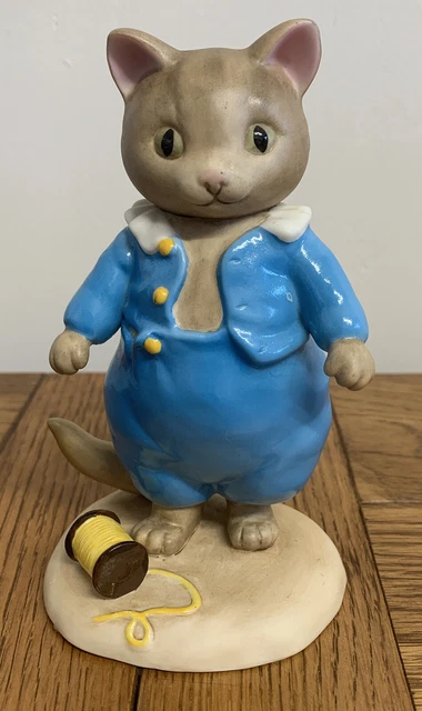 PETER RABBIT TOM Kitten A2493 2003 Border Fine Arts Collectable Beatrix ...