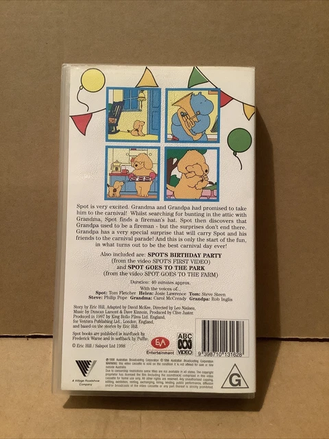 ABC VHS SPOT vhs spot and his grandparents go to the carnival rare abc ...
