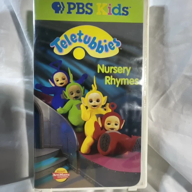 TELETUBBIES PBS KIDS Nursery Rhymes (VHS, 1999) Hard Clamshell Case $13 ...