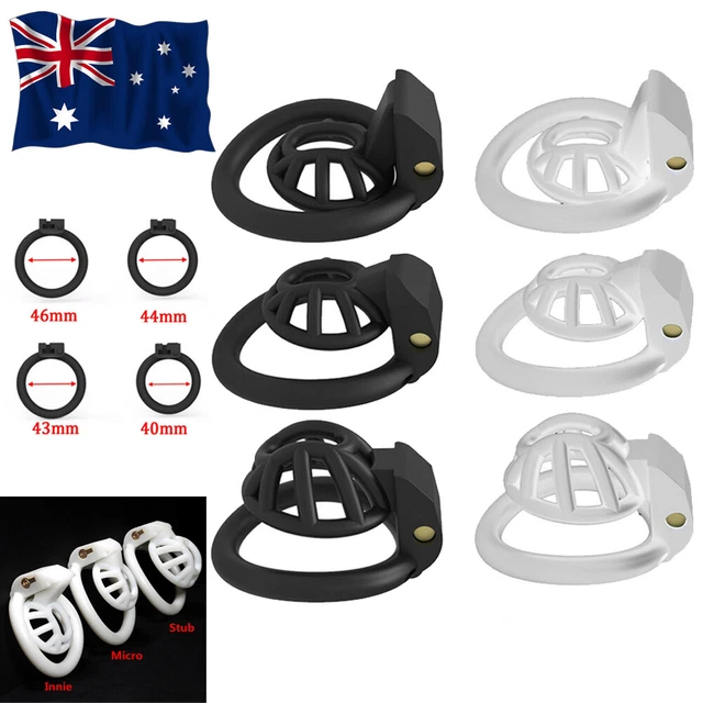 POSITIVE/NEGATIVE MALE CHASTITY cage 3D Printed Chastity Lock Double ...