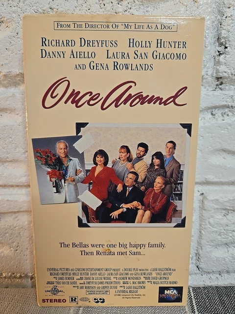 ONCE AROUND VHS 1991 Holly Hunter Richard Dreyfuss $5.97 - PicClick CA